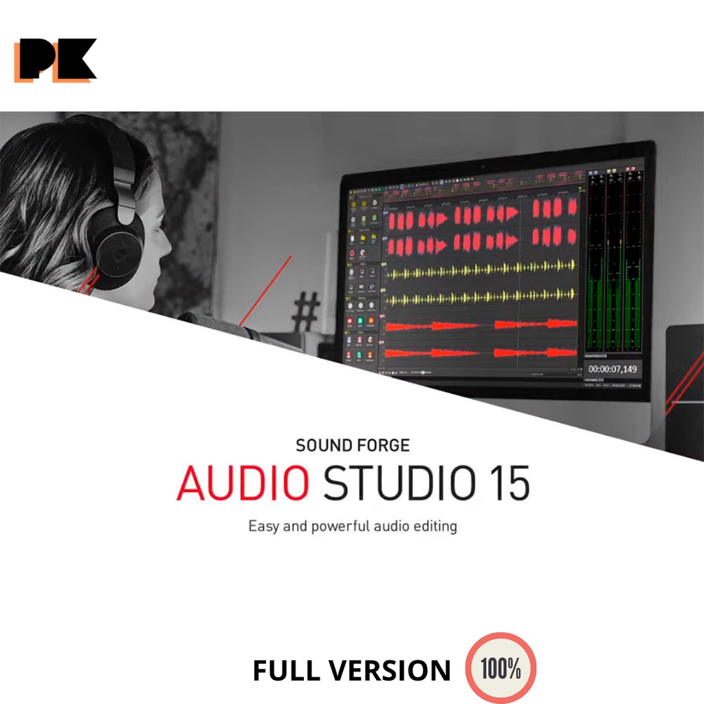 Jual DAW Sound Forge Studio 14 - audio recording processing restoration ...