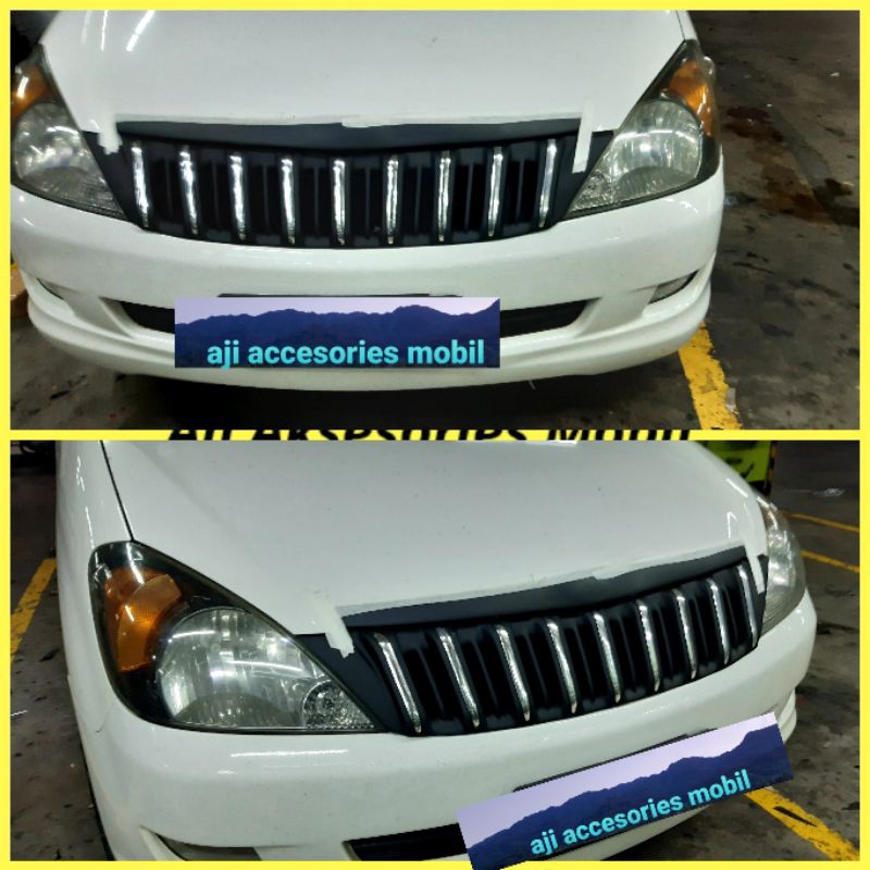 Jual grill innova 2004-2006 prado warna hitam doff liat crume | Shopee ...