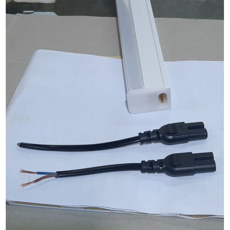 Jual Socket Lampu Neon Led T5 .T4.T8 / Colokan Kabel Power Led Tube ...