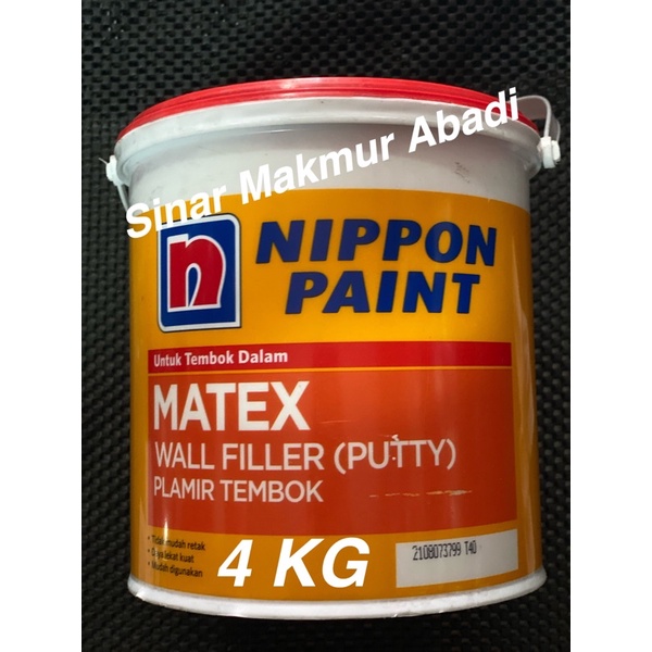 Jual Dempul Tembok Plamir Plamur MATEX NIPPON PAINT 4 KG/ GALON ...