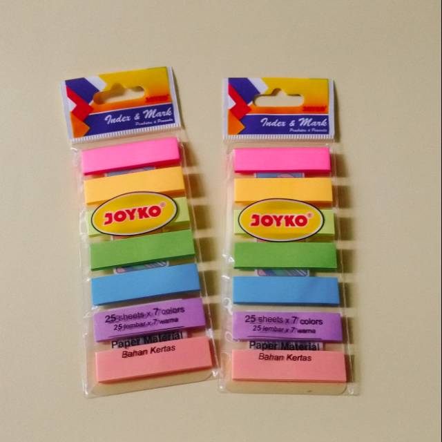Jual STICKY NOTE MEMO PEMBATAS BUKU BINDER JOYKO | Shopee Indonesia