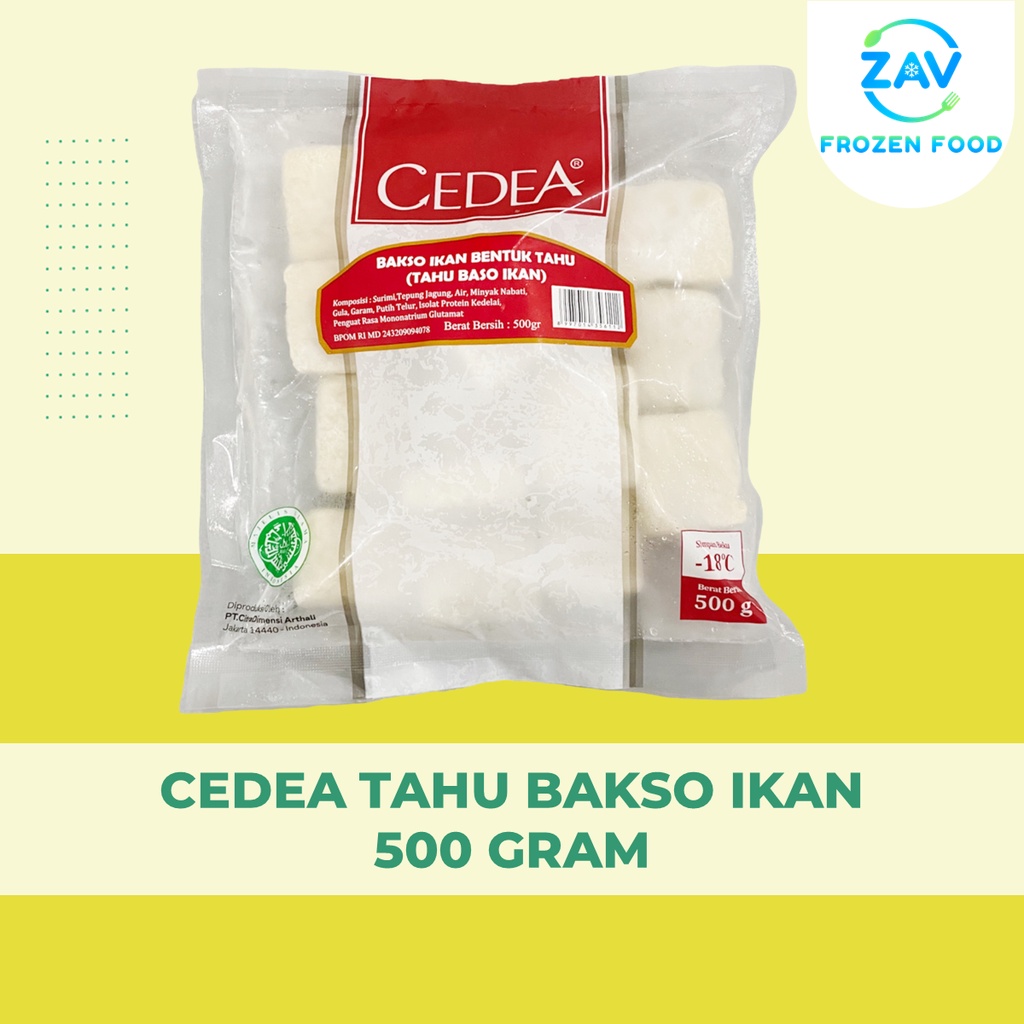 Jual CEDEA TAHU BAKSO IKAN 500 GRAM | Shopee Indonesia