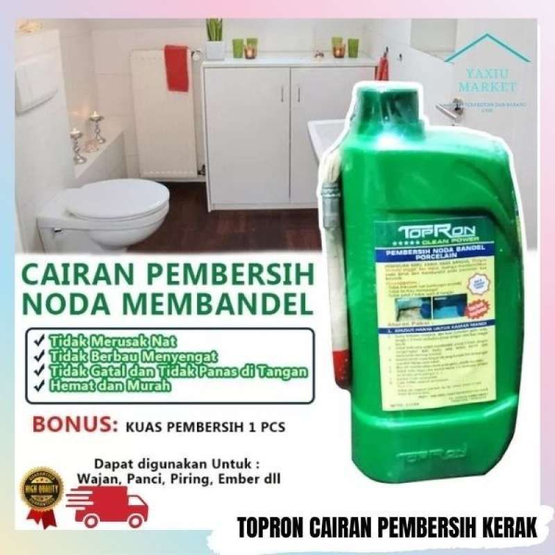 Jual TOPRON 100% Original 1 Liter Clean Power Pembersih Kerak Lantai ...