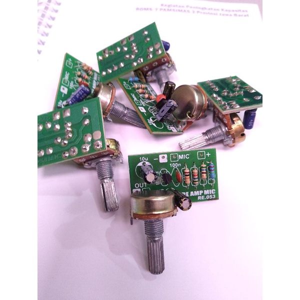 Jual Kit Pre Amp Mic Penguat Mic 1 Transistor | Shopee Indonesia