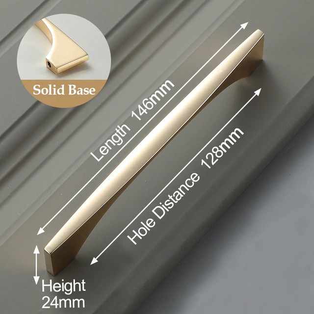 Jual Handle Mewah Elegan Modern untuk Furniture Dapur Laci Kabinet #01 ...