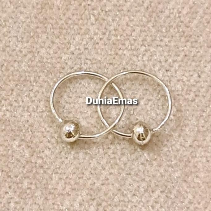 Jual Anting Anak Model Kenip Pentol, Berat 0,50 Gram, Emas Putih Kadar 750. | Shopee Indonesia