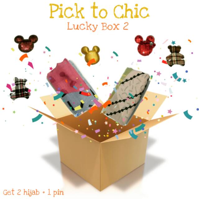 Jual Pict to Chic Lucky Box 2 (surprise box) | Shopee Indonesia