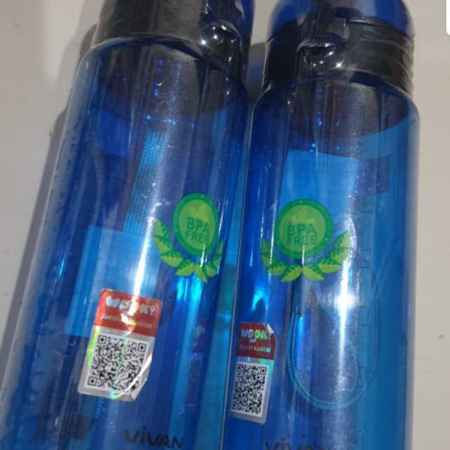 Jual Botol Minum Vivan 1275 650ml Flip Cover Design BPA FREE ...