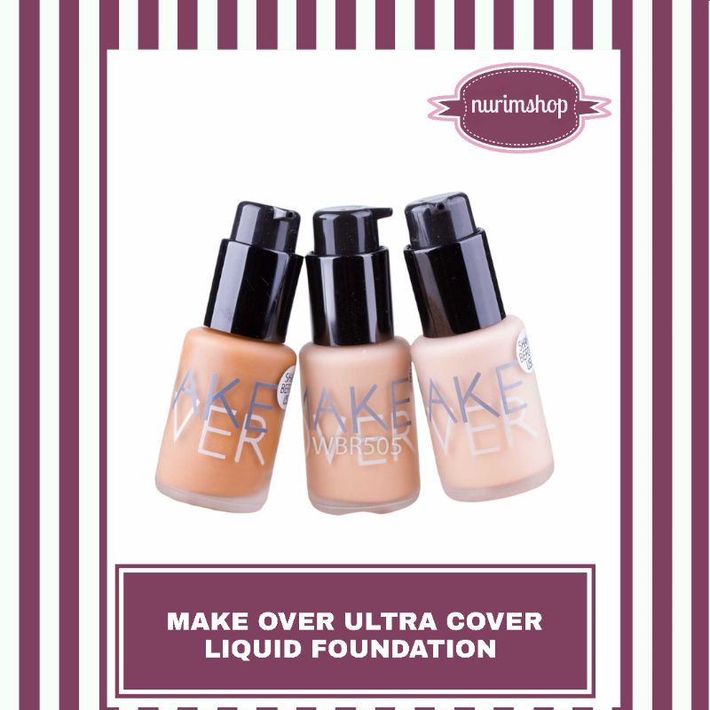Jual MAKE OVER LIQUID FOUNDATION 30ML (100% original ) | Shopee Indonesia