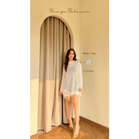 Jual Bronze behavior shore top white | Shopee Indonesia