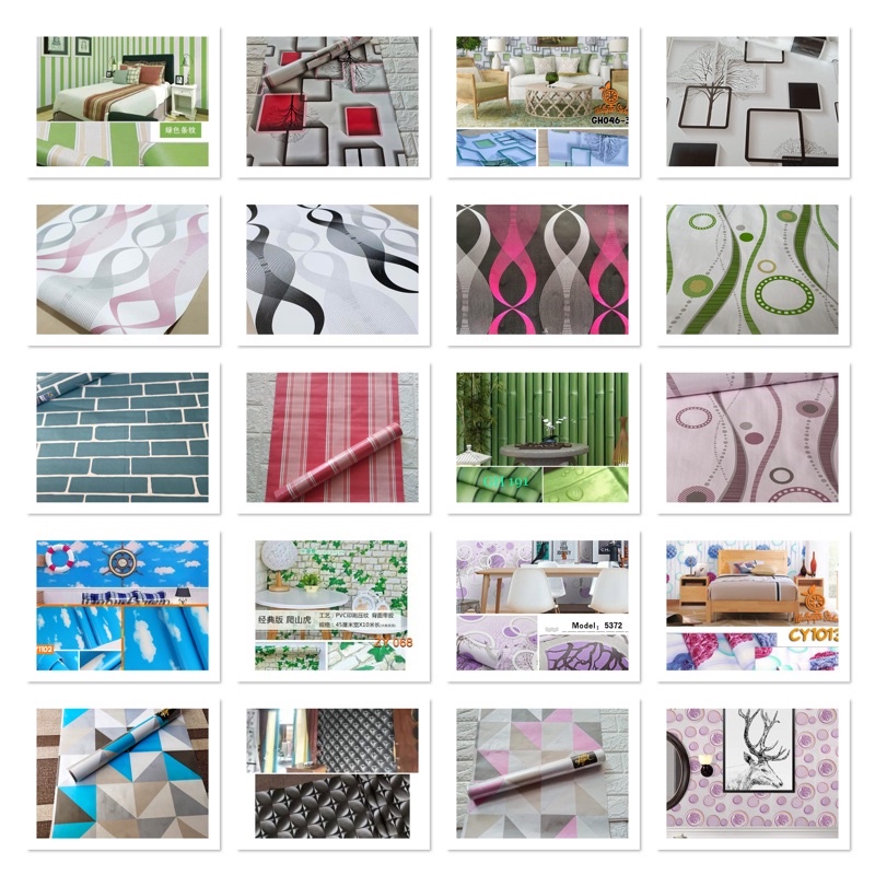 Jual Wallpaper Sticker Dinding Ukuran 45Cm x 10M | Shopee Indonesia