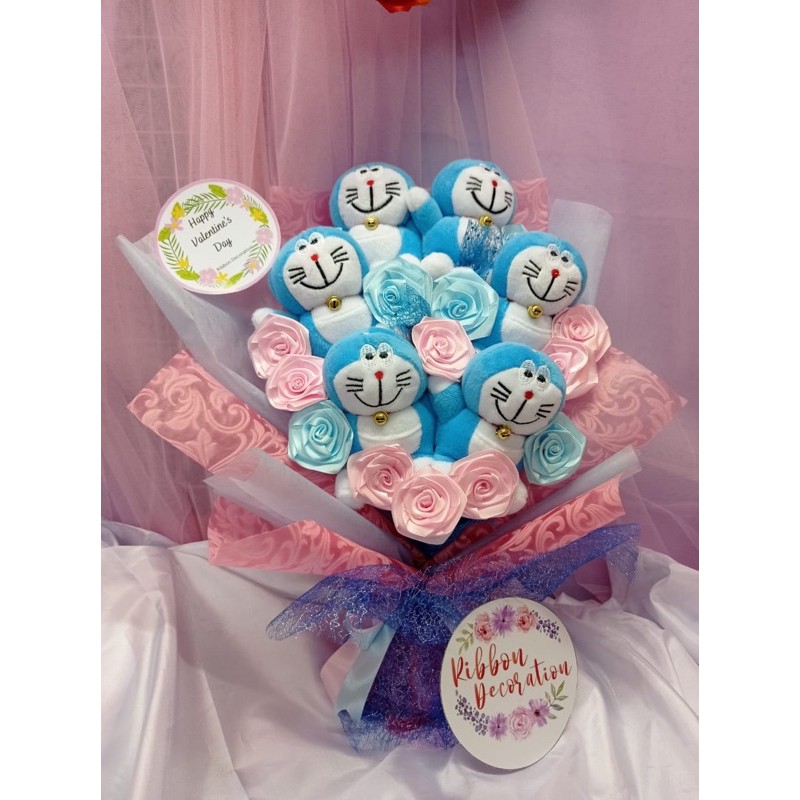 Jual Buket boneka doraemon / kado lucu / kado unik / hadiah romantis ...