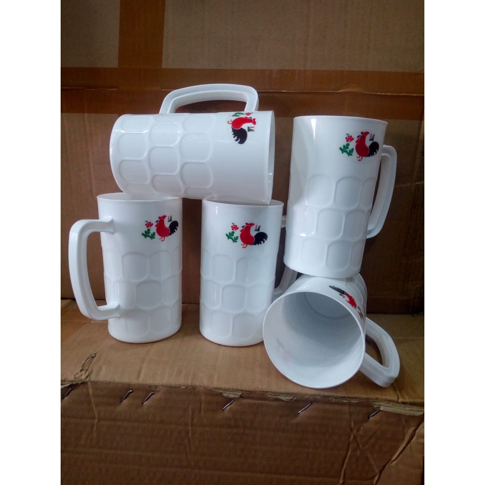 Jual GELAS AIR MINUM MUG AYAM JAGO KOPYOR SL | Shopee Indonesia