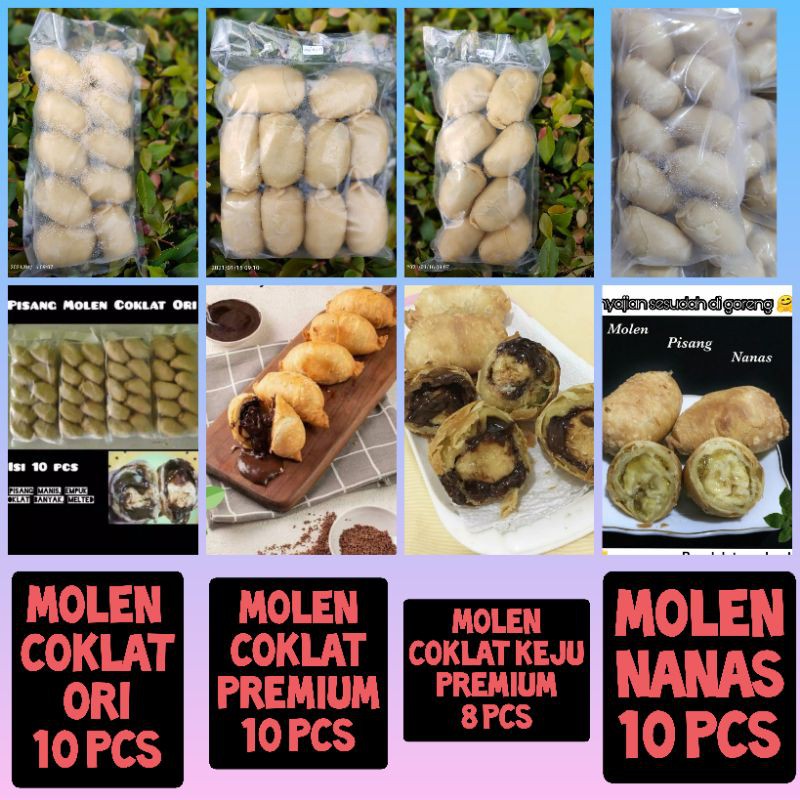 Jual Super Enak Molen Premium Frozen, Molen Coklat Keju, Molen Coklat ...