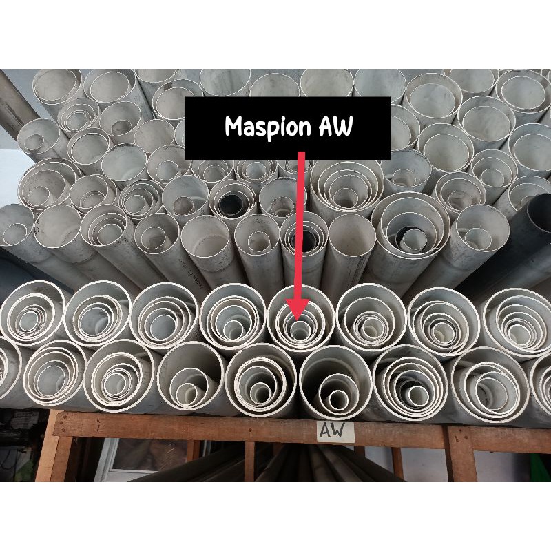 Jual Pipa Maspion 3/4 AW Putih Pralon Maspion Paralon air tebal ...