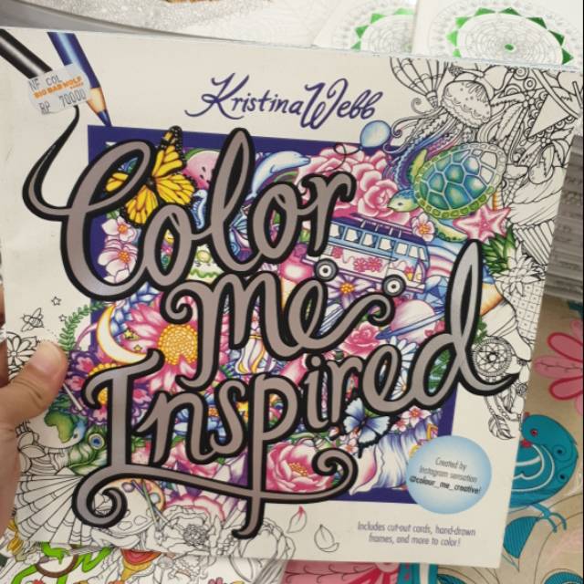 Jual Buku mewarnai untuk dewasa Color me inspired (Meriana) | Shopee ...