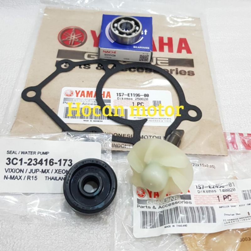 Jual SEAL SIL WATER PUMP PAKING RADIATOR BEARING KIPAS DALAM MESIN JUPITER MX LAMA ASLI YGP DAN ...