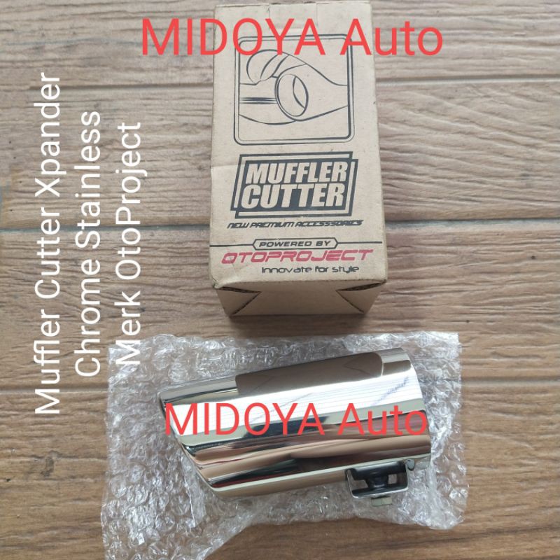 Jual Muffler Cutter Mitsubishi Model Xpander Chrome Stainless Model ori ...