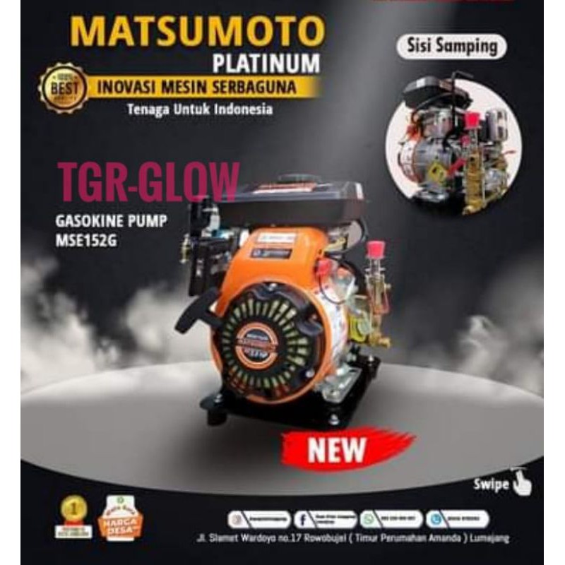 Jual Mesin Engine Power Sprayer Portable Matsumoto MSE 152 G | Shopee Indonesia