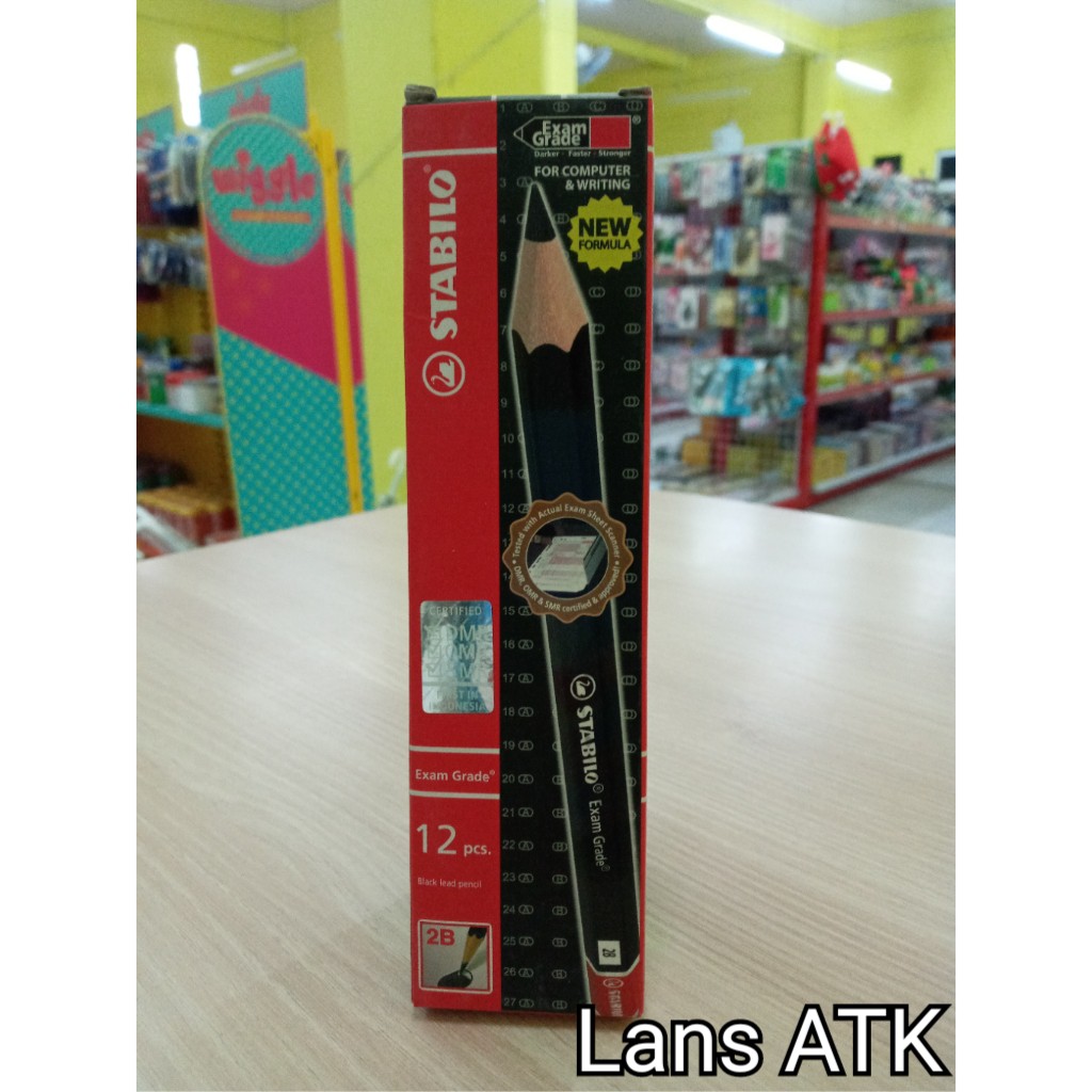 Jual Pensil 2B Stabilo (26453) pencil sekolah pensil murah pensil 2b ...