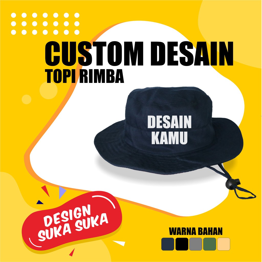 Jual Topi Rimba Pria Wanita Gunung Outdoor Desain Custom Suka-Suka ...