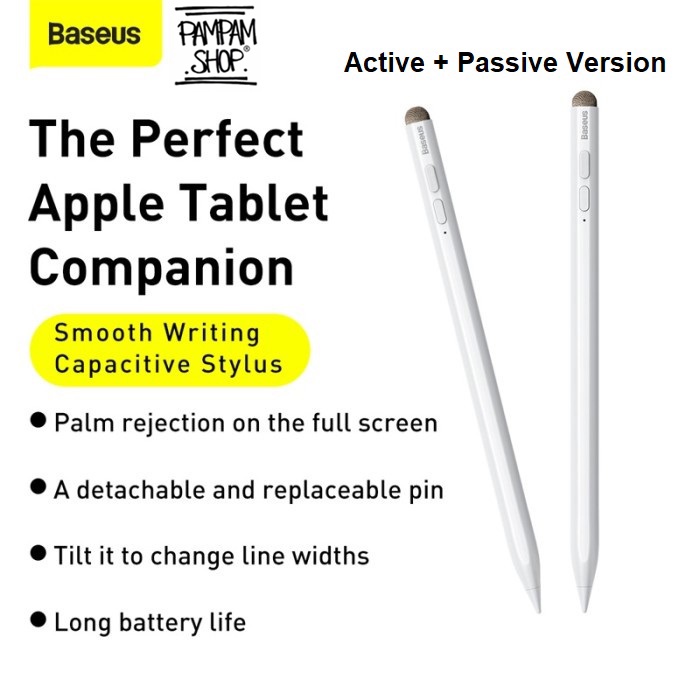 Jual Baseus Smooth Writing Capacitive Stylus Pen Active + Passive ...