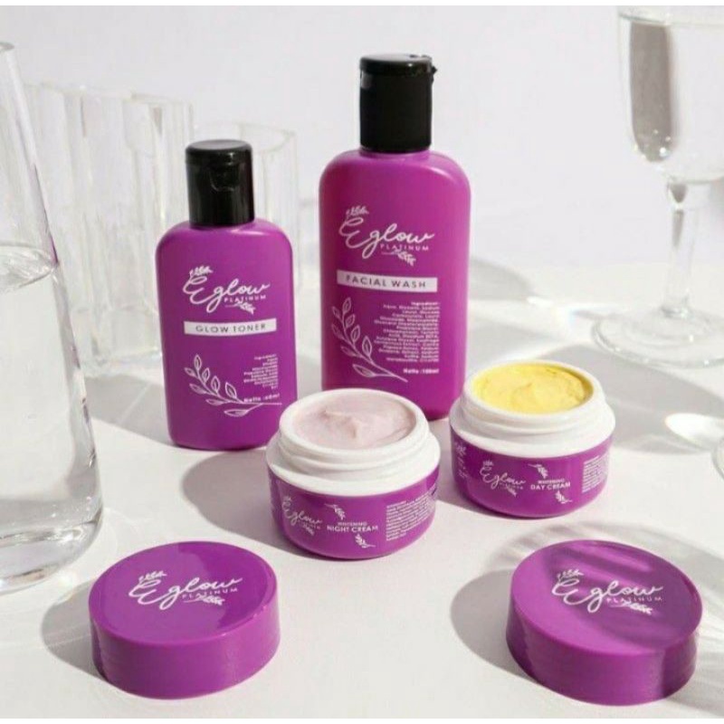 Jual [ORIGINAL] E GLOW PLATINUM / EGLOW SKINCARE / PEMUTIH WAJAH ...