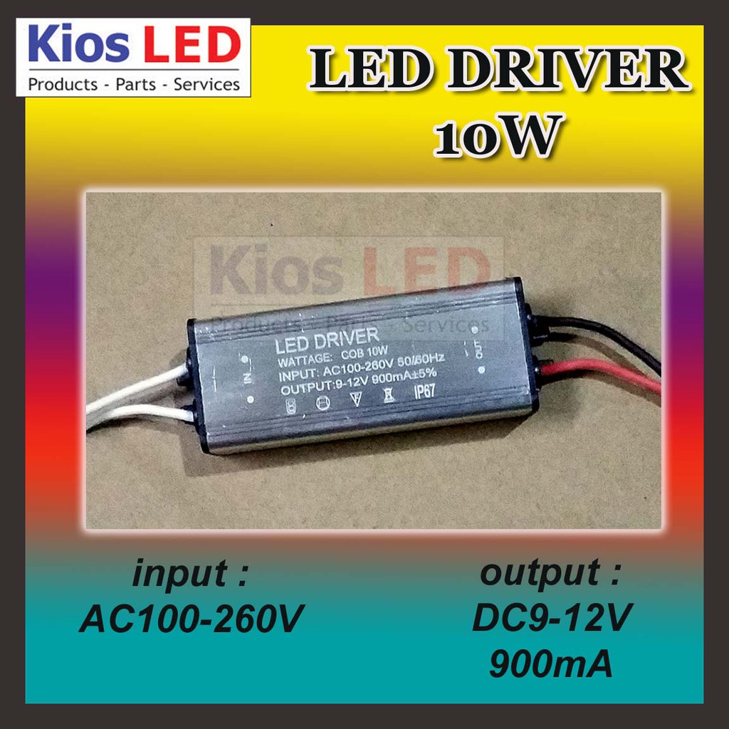 Jual LED Driver 10w 10 watt COB Waterproof | Shopee Indonesia