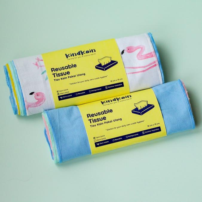 Jual Reusable Tissue - by KindKain / Tisu Kain Pakai Ulang | Shopee ...