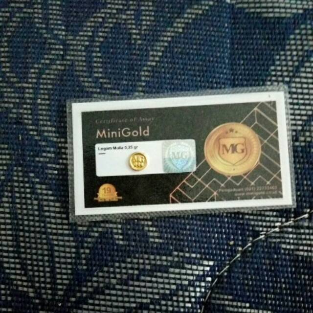Jual Mini gold 0.25g emas 24k | Shopee Indonesia