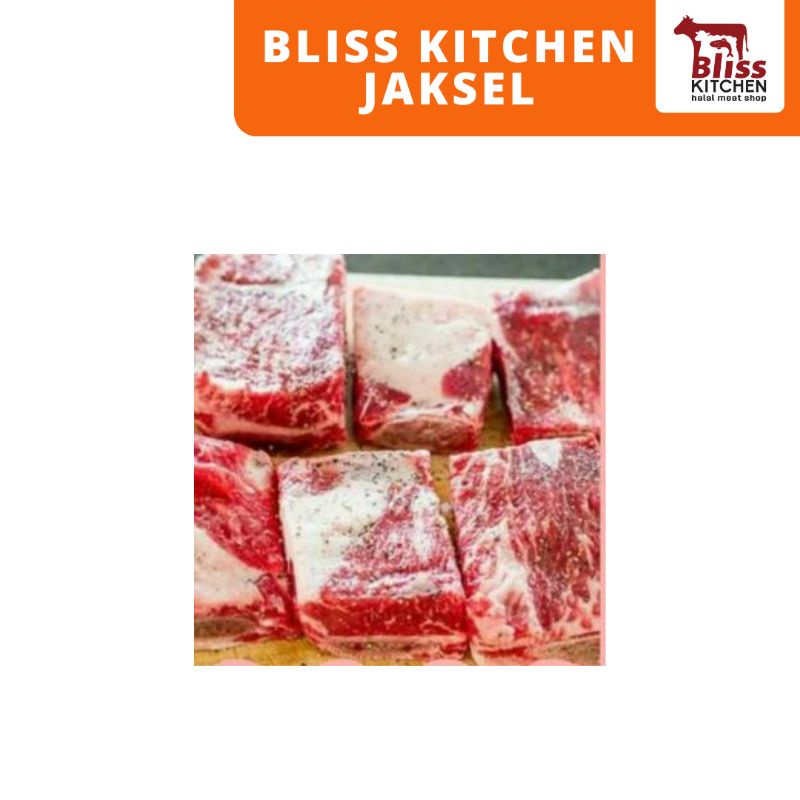 Jual Iga Sapi Kualitas Super Daging Tebal Beef Short Ribs 1kg Pack