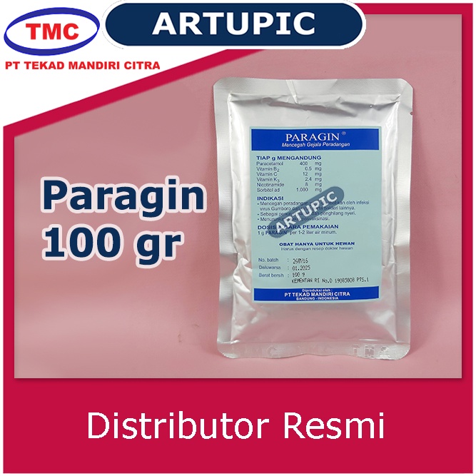 Jual Paragin 100 gr Obat Anti Peradangan Anti Inflamasi Hewan Unggas ...