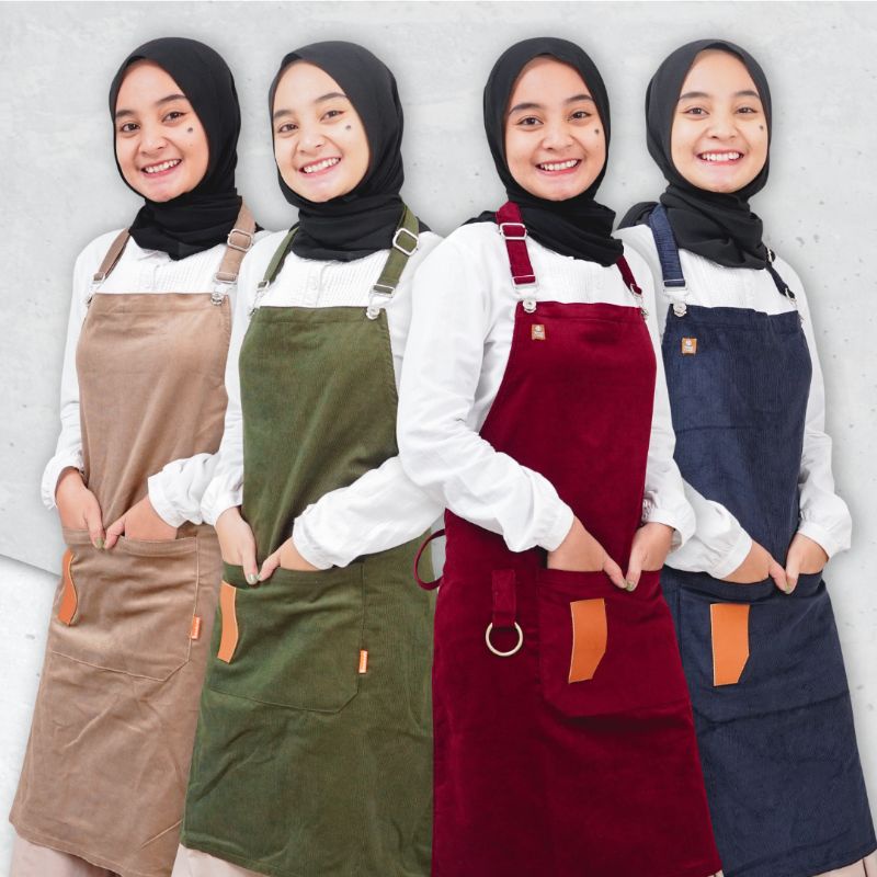 Jual Apron Masak | Celemek Masak | Apron Barista | Celemek Barista ...