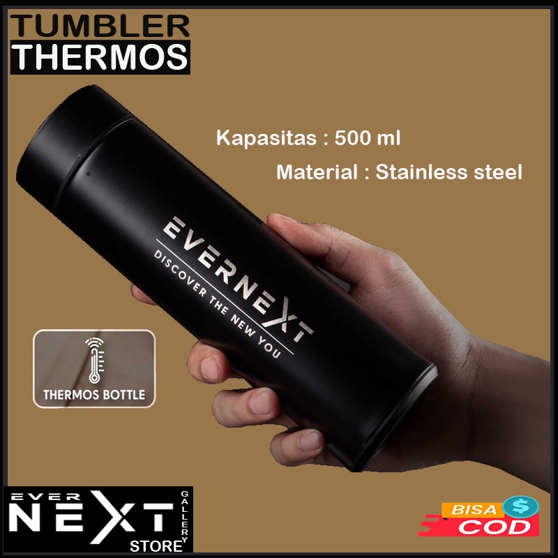 Jual Botol tumbler air panas dan dingin stainless steel isi 500 ml ...