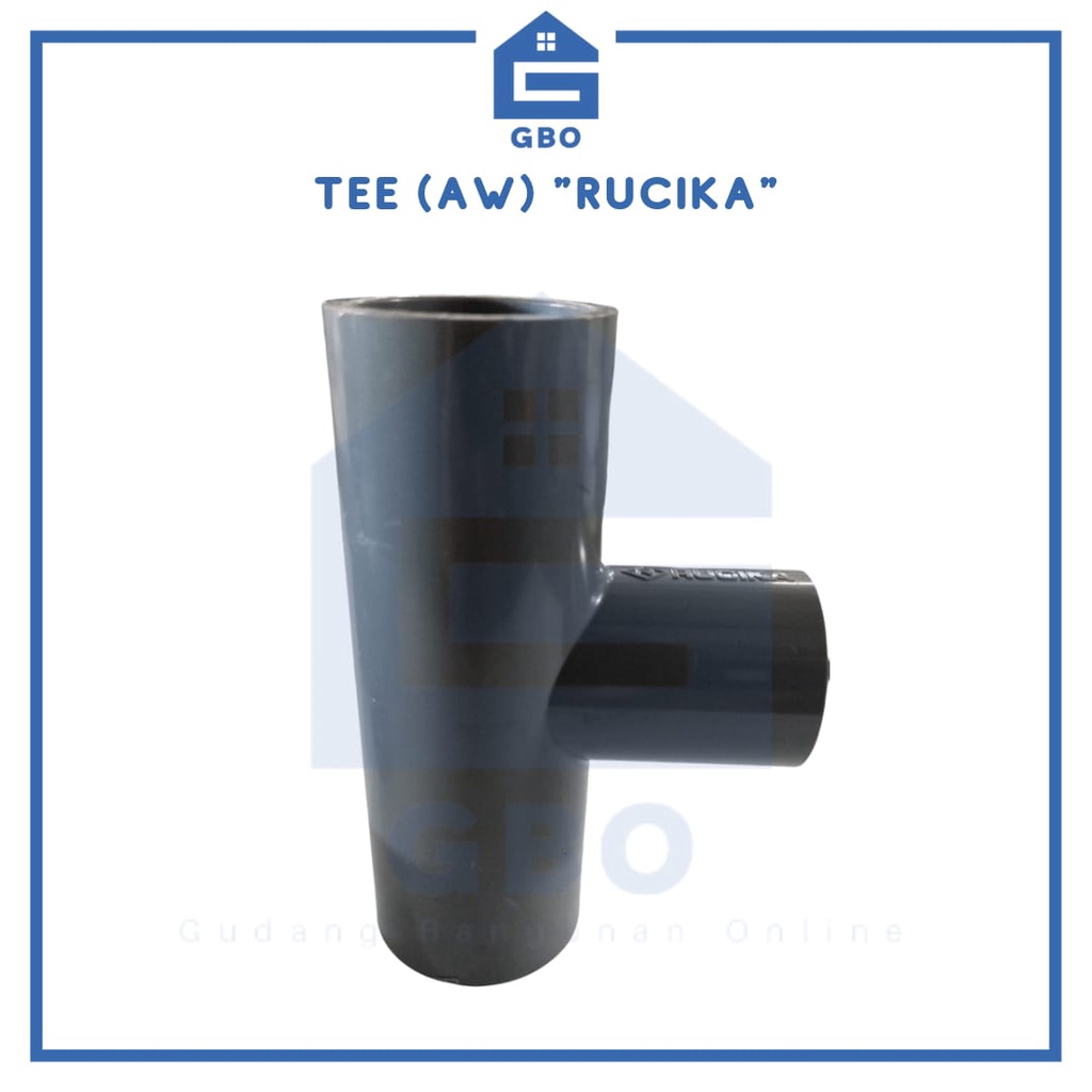 Jual RUCIKA - TEE ( AW) 3" x 3/4" / PERTIGAAN PIPA / FITTING PIPA ...