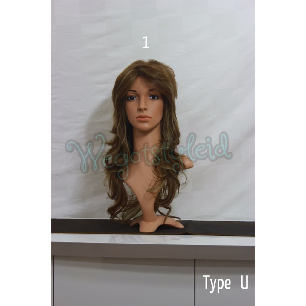 Jual Jual Wig U +- 60 Cm / Segi Panjang / Shaggy / Hightlight Cosplay ...
