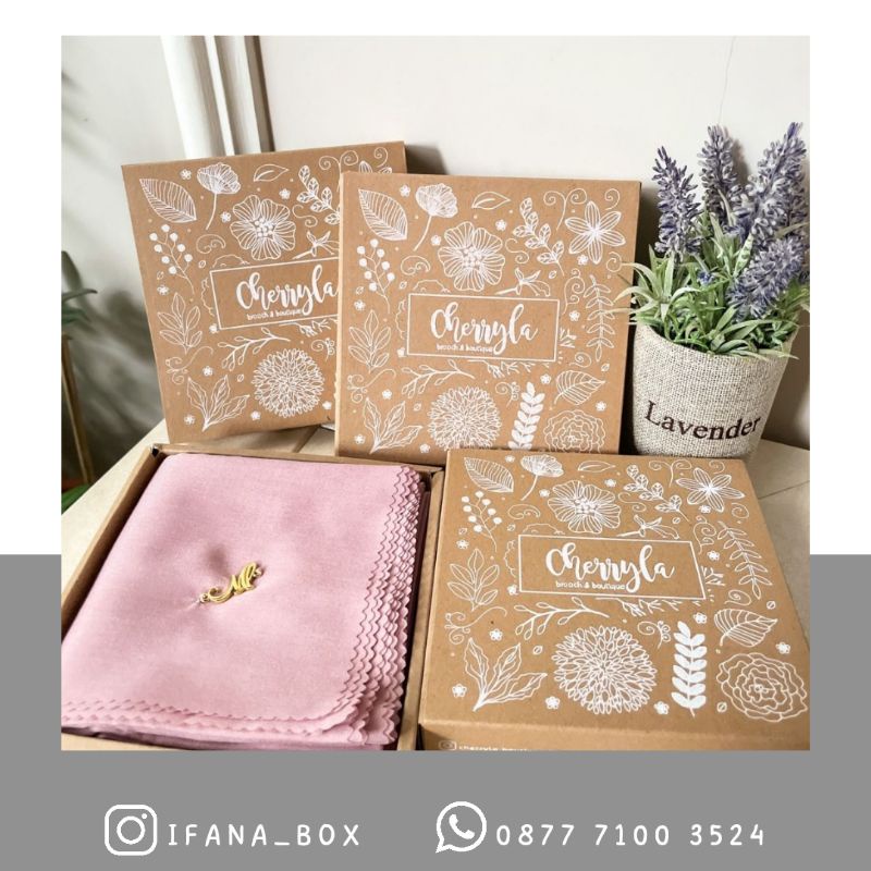 Jual SLIDING BOX 15X15X3cm / BOX HIJAB | Shopee Indonesia