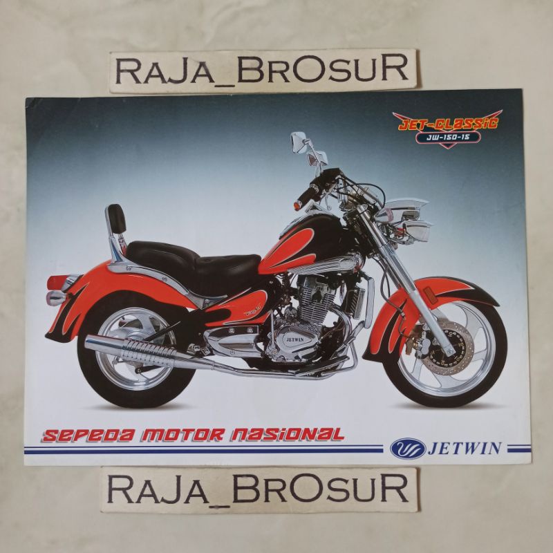 Jual Poster brosur katalog flyer Jetwin JW150 15/JW 150 15 | Shopee ...