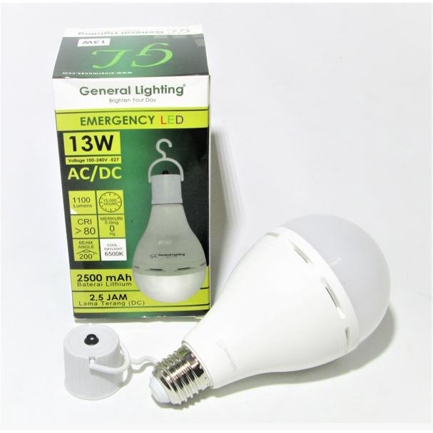 Jual Lampu led bulb bohlam emergency magic General Lighting 13 watt ...