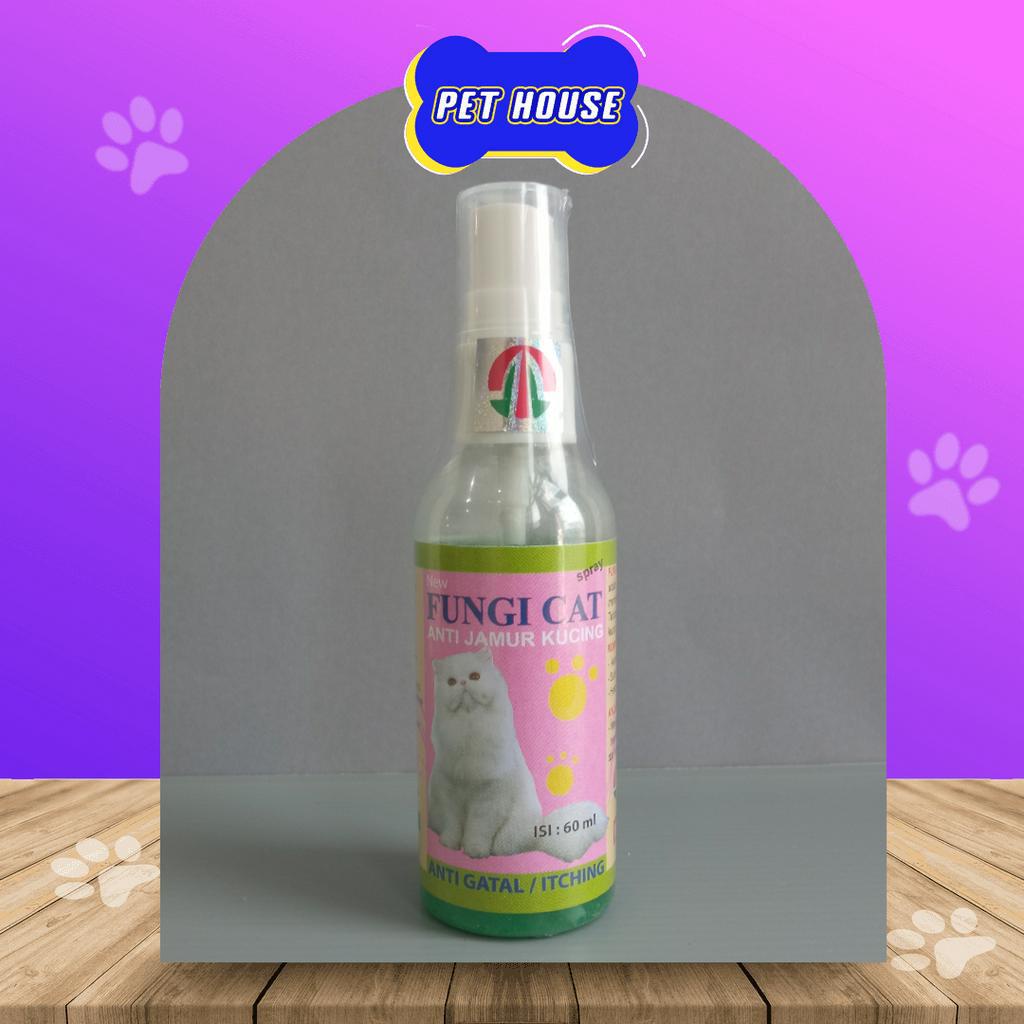 Jual FUNGI CAT 60ML - OBAT SEMPROT ANTI JAMUR PADA KUCING OBAT SCABIES ...