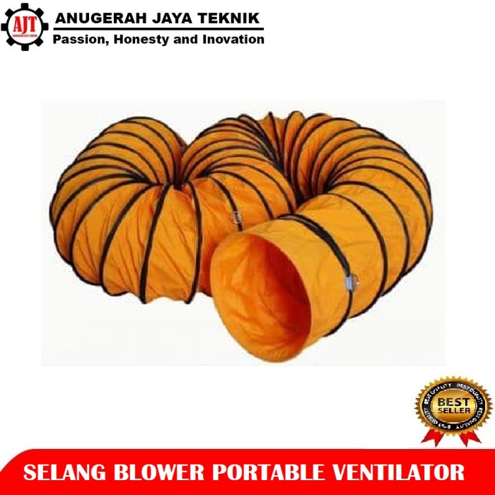 Jual C202Vv Selang Portable Ventilator 12 Inch 5 M - Flexible Hose ...
