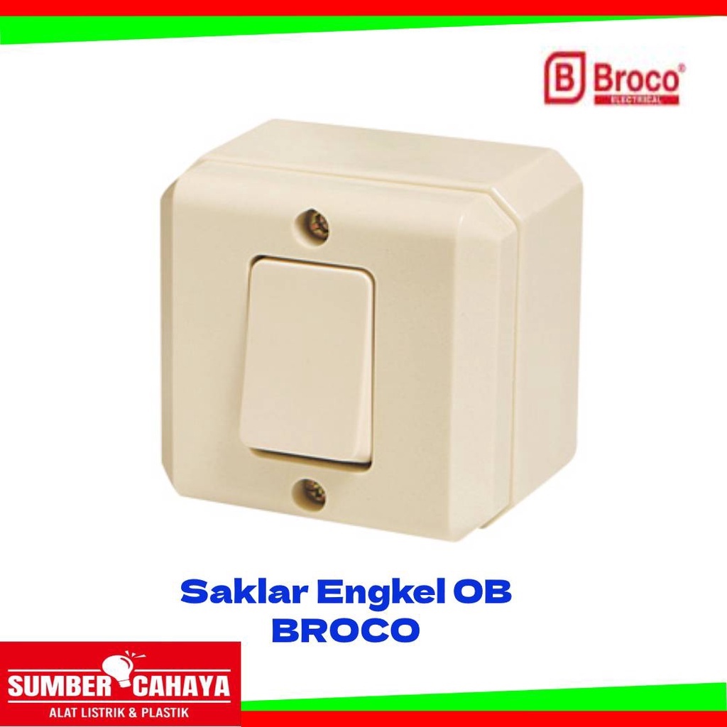 Jual SAKLAR ENGKEL OB BROCO SAKLAR TUNGGAL OB BROCO SAKLAR OUTBOW ...