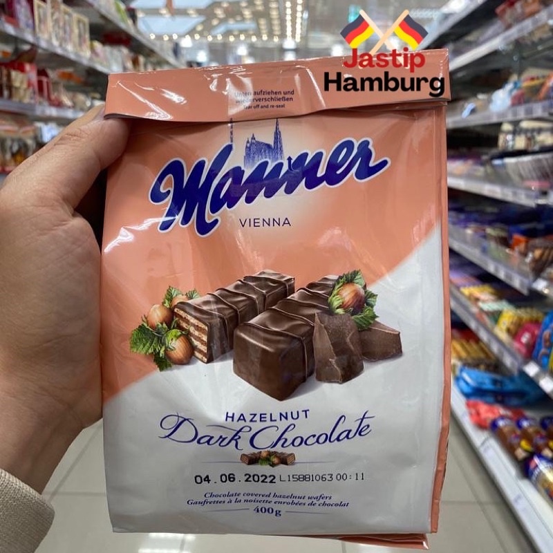Jual Manner Mignon Hazelnut Dark Chocolate | Shopee Indonesia
