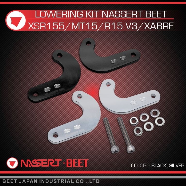Jual NASSERT BEET LOWERING KIT YAMAHA R15V3 / MT15 / XSR155 | Shopee ...