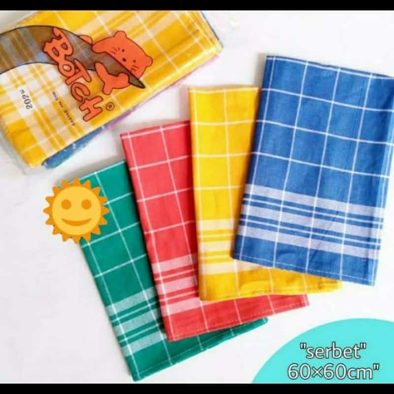 Jual 3 pcs Serbet botch / Serbet KOTAK Lap Meja Makan /lap piring ... Jual 3 pcs Serbet botch / Serbet KOTAK Lap Meja Makan /lap piring ...
