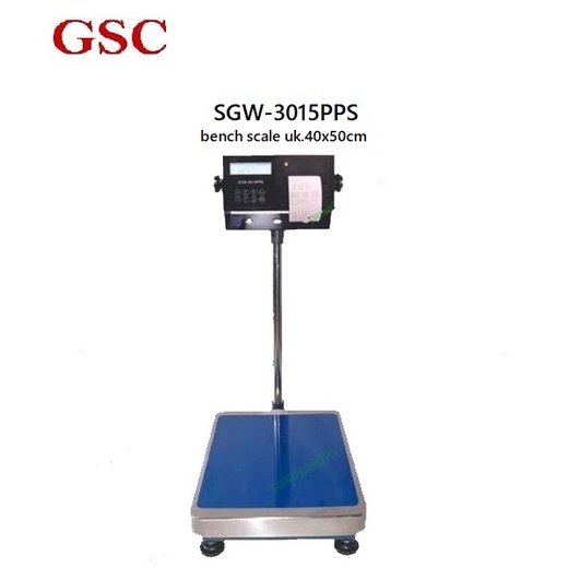 Jual timbangan duduk digital industri/timbangan printer/GSC-3015-PPS ...