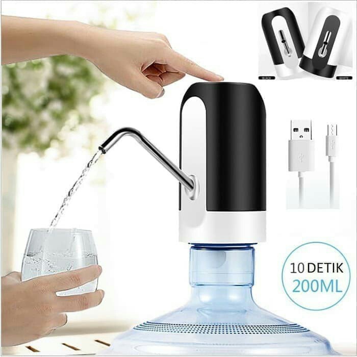 Jual Pompa Galon USB Elektrik Dispenser Mini USB Charger (Cas) | Shopee ...