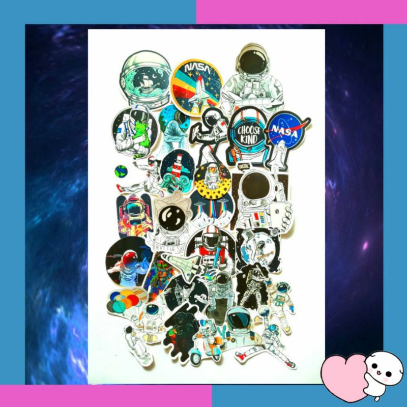 Jual stiker tumblr astronot / stiker tumblr / stiker astronot / isi ...