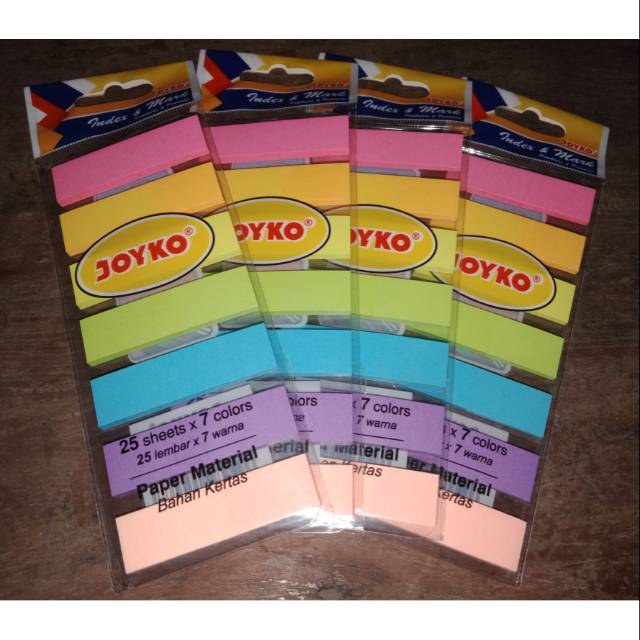 Jual Pembatas Kertas Joyko - Pembatas Buku - Index Mark Joyko | Shopee ...