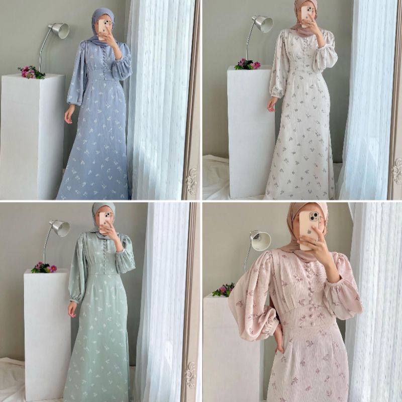 Jual Daphne Dress by Edmee Outfit | Shopee Indonesia